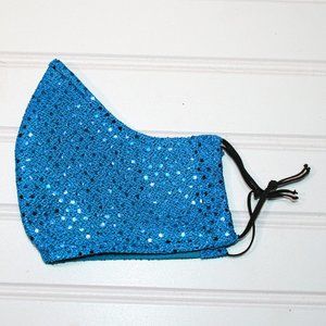 Hand Crafted | Accessories | Handmade Cloth Turquoise Confetti Face ...